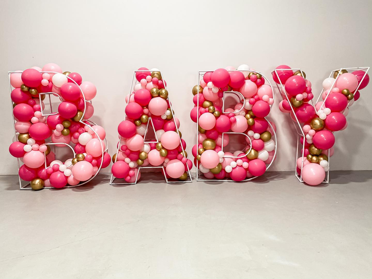 PRE CUT Balloon Mosaic Letter A Z Foam Board Letter Balloon Frame 